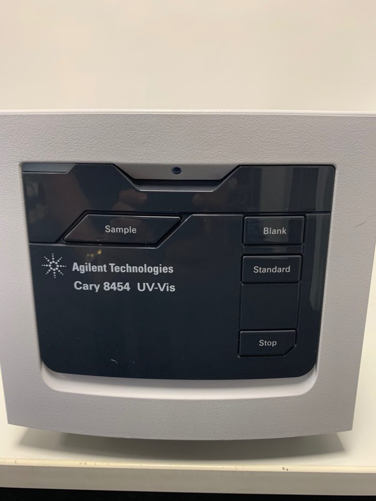 Cary 8454 UV-Vis Diode Array System – Lab2